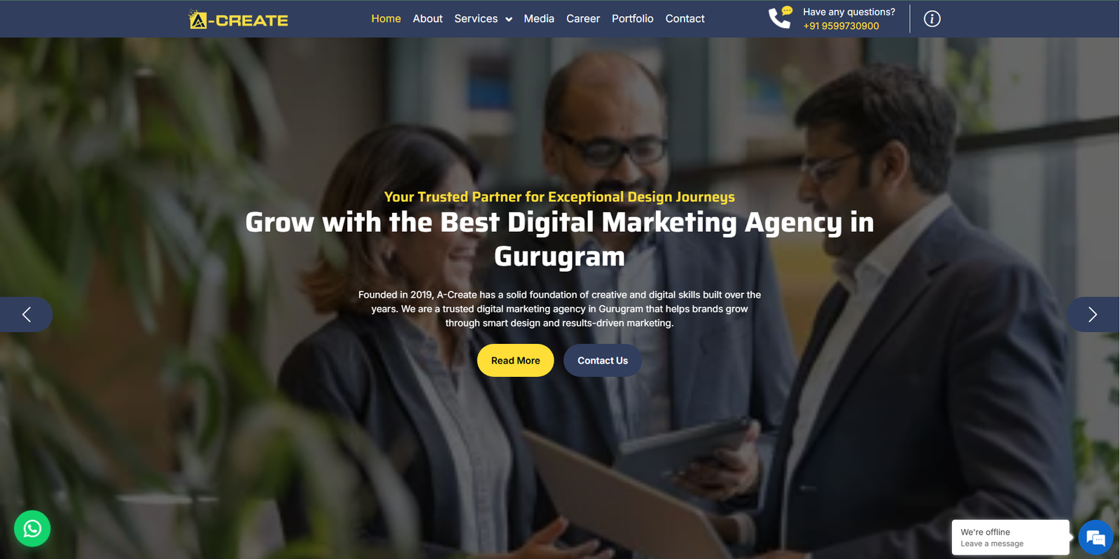Digital Marketing & Website Development Services in Gurgaon | Acreates